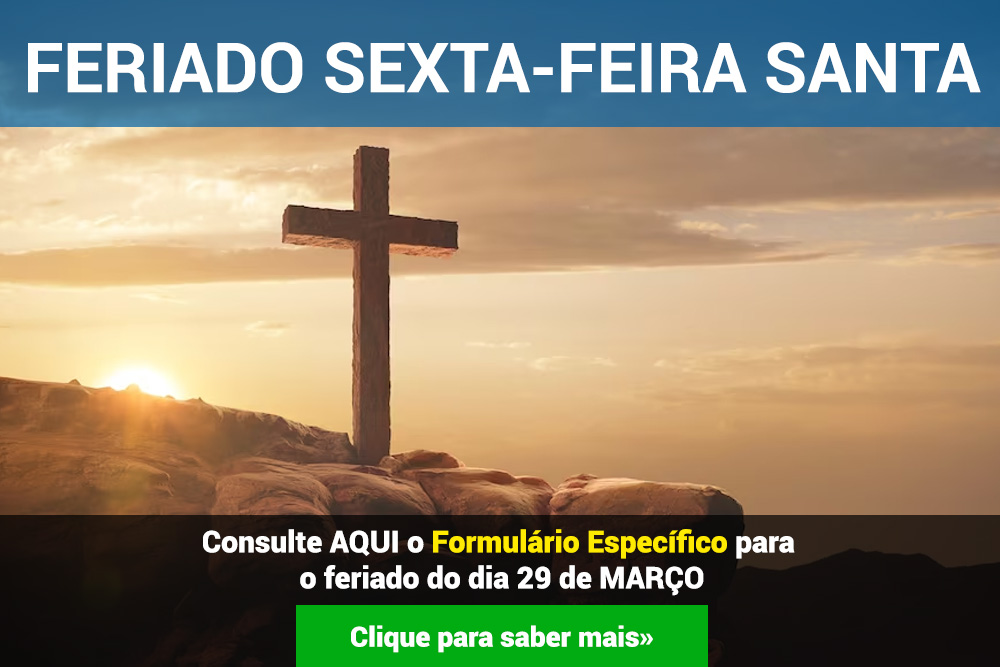 Feriado de 29 de Março de 2024 (Sexta-feira Santa) - Sindifer-Rio
