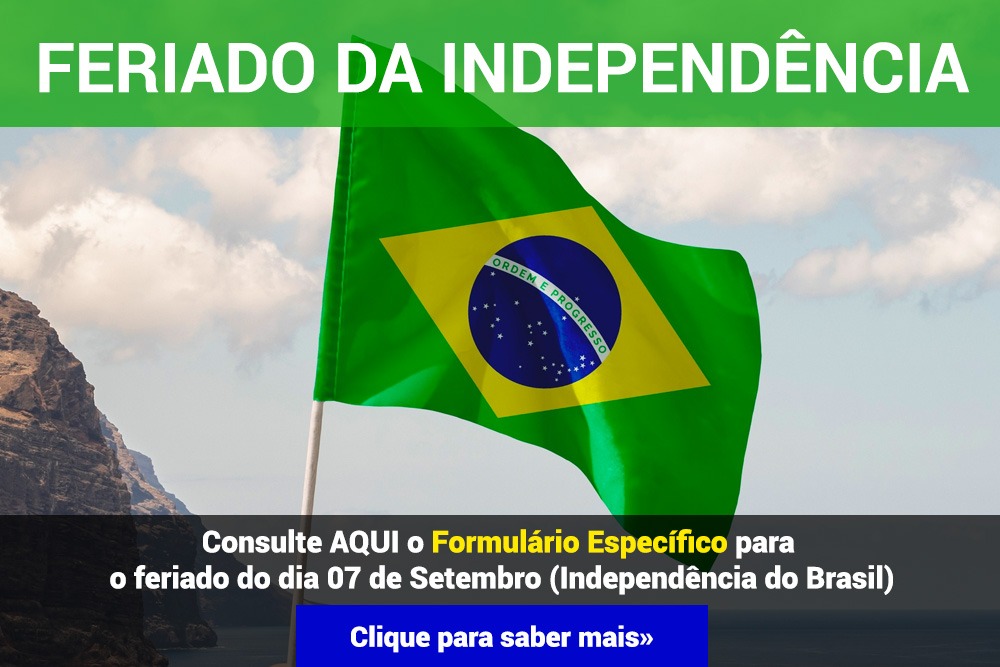 Feriado de 07 de Setembro de 2025 - Independência do Brasil - Sindifer-Rio